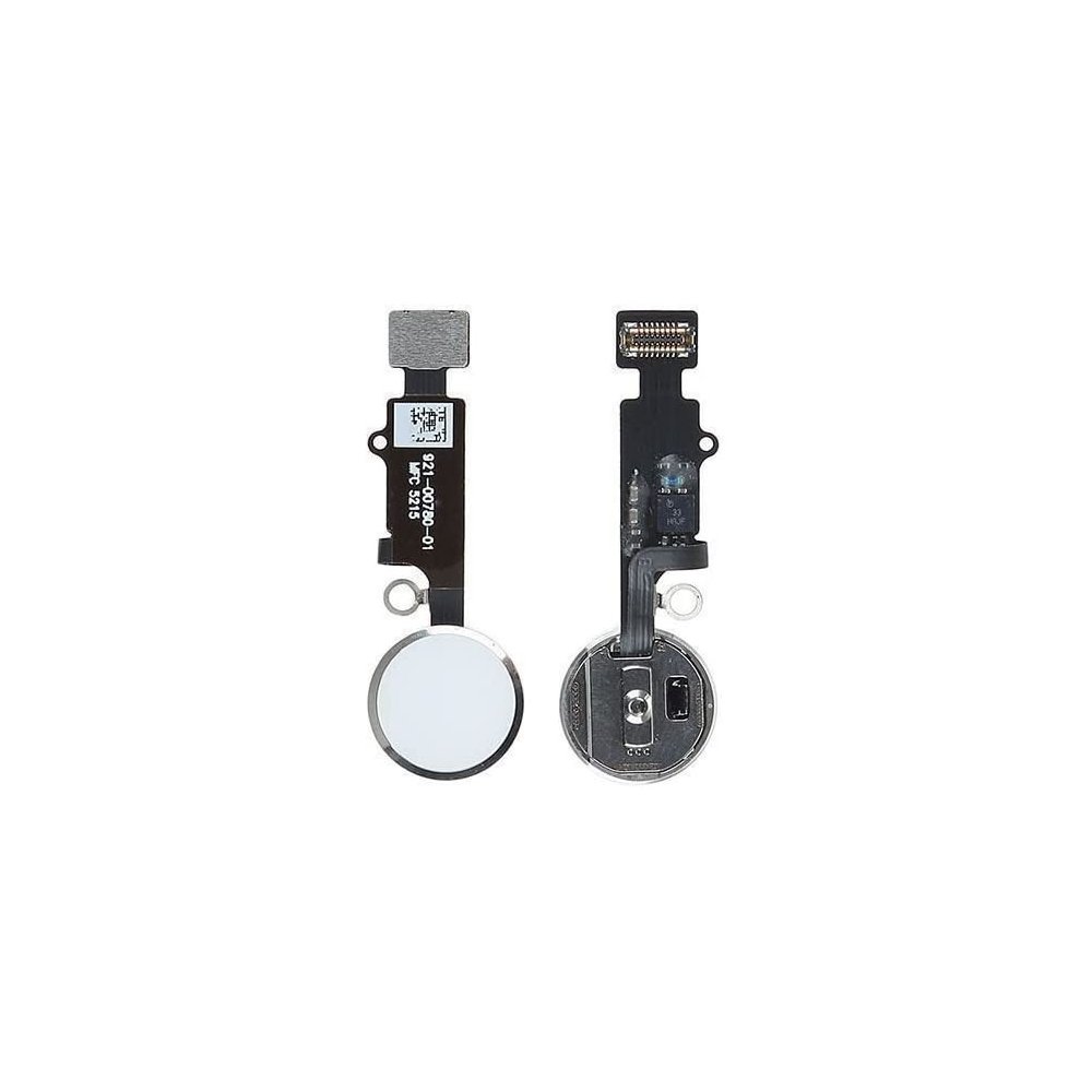 Bouton Home avec Câble Flex Compatible avec iPhone 7/7 Plus Blanc/A...